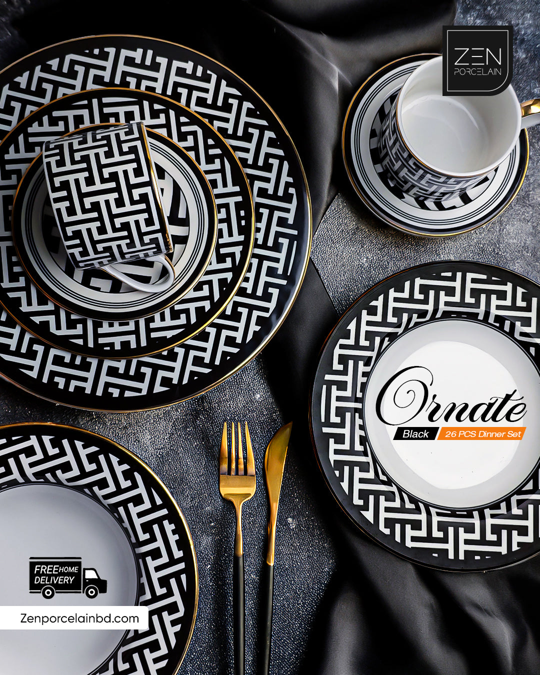 Zen Porcelain | Premium Dinner Sets & Tableware in Bangladesh